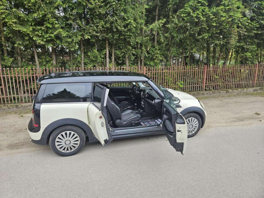 White MINI Clubman 2008 in Prienai, with an engine capacity of 1.60 L and mileage of 289 thousand km for 2250 €, photo 11 on AUTOMOTO.COM.LV