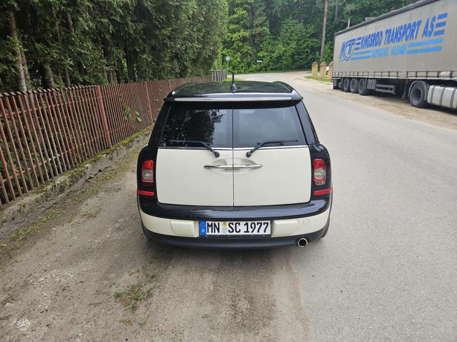 White MINI Clubman 2008 in Prienai, with an engine capacity of 1.60 L and mileage of 289 thousand km for 2250 €, photo 21 on AUTOMOTO.COM.LV