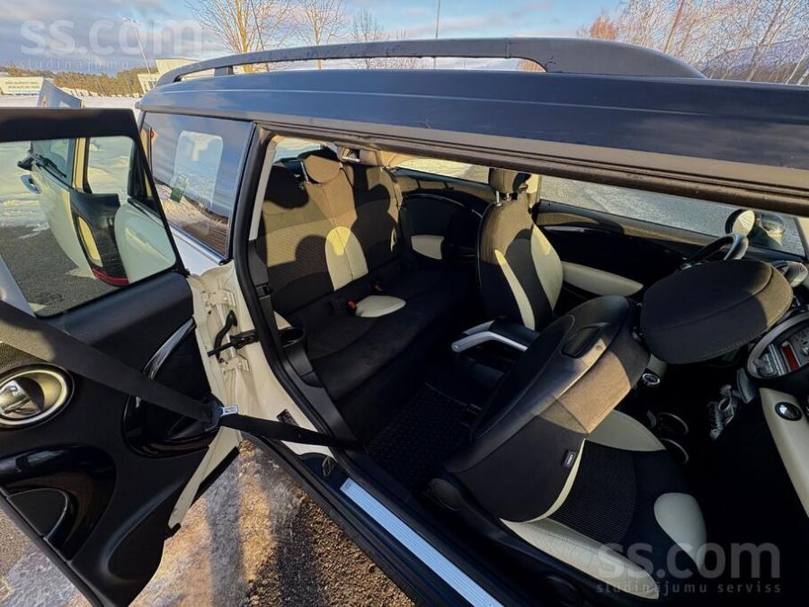 Balts MINI Clubman 2009 Tukums, ar dzinēja tilpumu 1.60 L un nobraukumu 190 tūkst. km par 3500 €, foto 8 vietnē AUTOMOTO.COM.LV