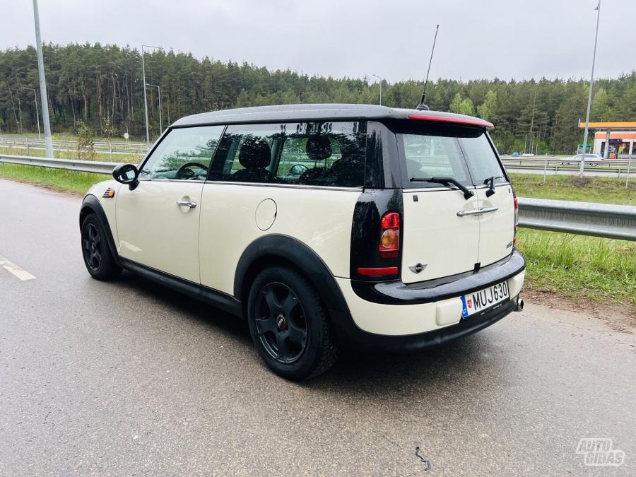 White MINI Clubman 2009 in Vilnius, with an engine capacity of 1.50 L and mileage of 110 thousand km for 3099 €, photo 5 on AUTOMOTO.COM.LV