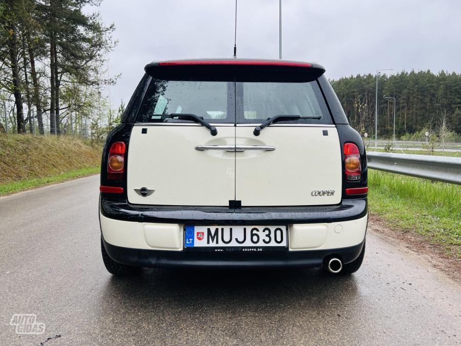 White MINI Clubman 2009 in Vilnius, with an engine capacity of 1.50 L and mileage of 110 thousand km for 3099 €, photo 6 on AUTOMOTO.COM.LV