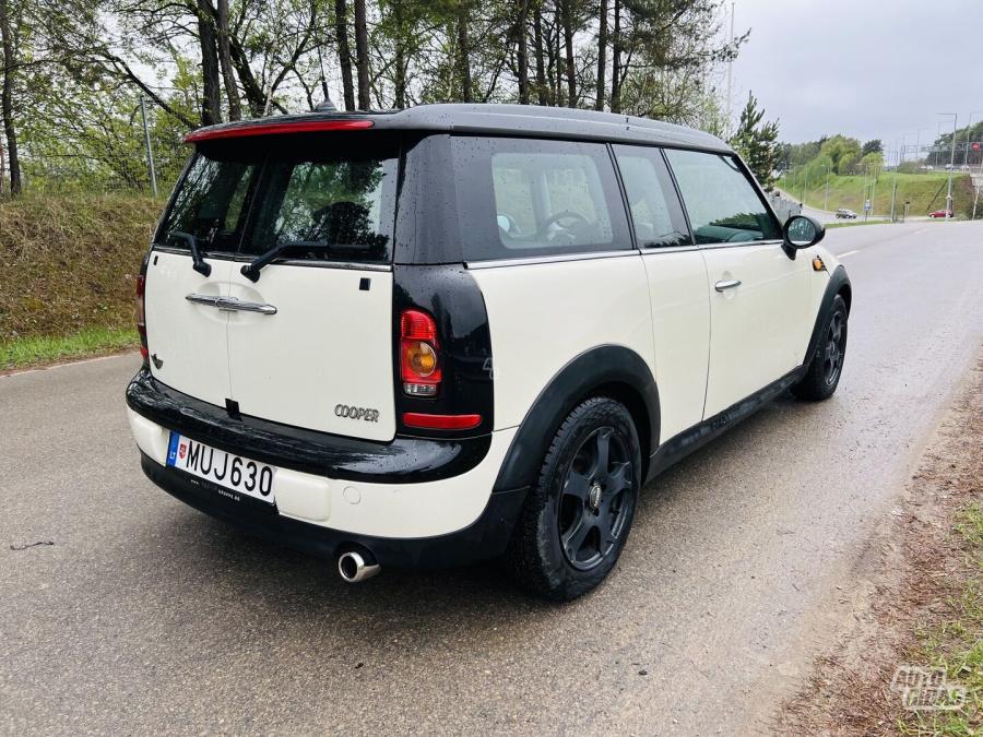 White MINI Clubman 2009 in Vilnius, with an engine capacity of 1.50 L and mileage of 110 thousand km for 3099 €, photo 7 on AUTOMOTO.COM.LV