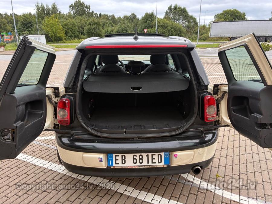 White MINI Clubman 2011 in Tallinn, with an engine capacity of 1.60 L and mileage of 225 thousand km for 4499 €, photo 12 on AUTOMOTO.COM.LV