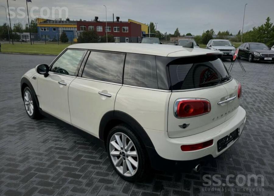 White MINI Clubman 2017 in Telschi, with an engine capacity of 1.50 L and mileage of 184 thousand km for 7299 €, photo 6 on AUTOMOTO.COM.LV
