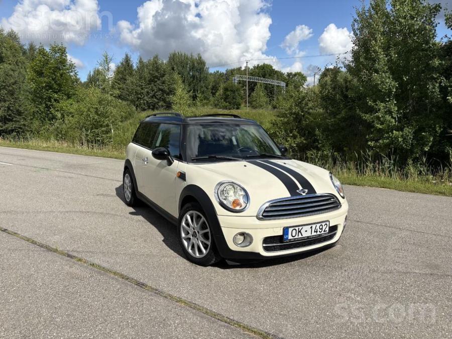 Dzeltens MINI Clubman 2009 Tukums, ar dzinēja tilpumu 1.60 L un nobraukumu 190 tūkst. km par 3490 €, foto 1 vietnē AUTOMOTO.COM.LV
