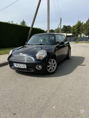 Black MINI Cooper 2006 in Kedainiai, with an engine capacity of 1.60 L and mileage of 210 thousand km for 2450 €, photo 3 on AUTOMOTO.COM.LV