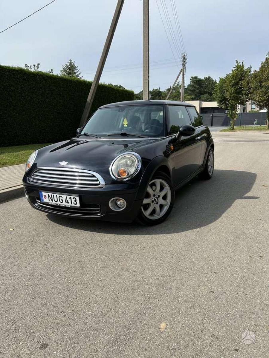 Black MINI Cooper 2006 in Kedainiai, with an engine capacity of 1.60 L and mileage of 210 thousand km for 2450 €, photo 3 on AUTOMOTO.COM.LV