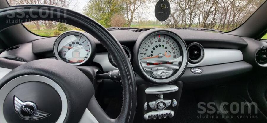 Melns MINI Cooper 2007 Liepāja, ar dzinēja tilpumu 1.60 L un nobraukumu 192 tūkst. km par 2850 €, foto 8 vietnē AUTOMOTO.COM.LV