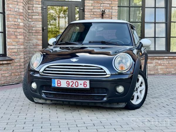 Black MINI Cooper 2007 in Jelgava, with an engine capacity of 1.60 L and mileage of 0 thousand km for 1350 €, photo 1 on AUTOMOTO.COM.LV