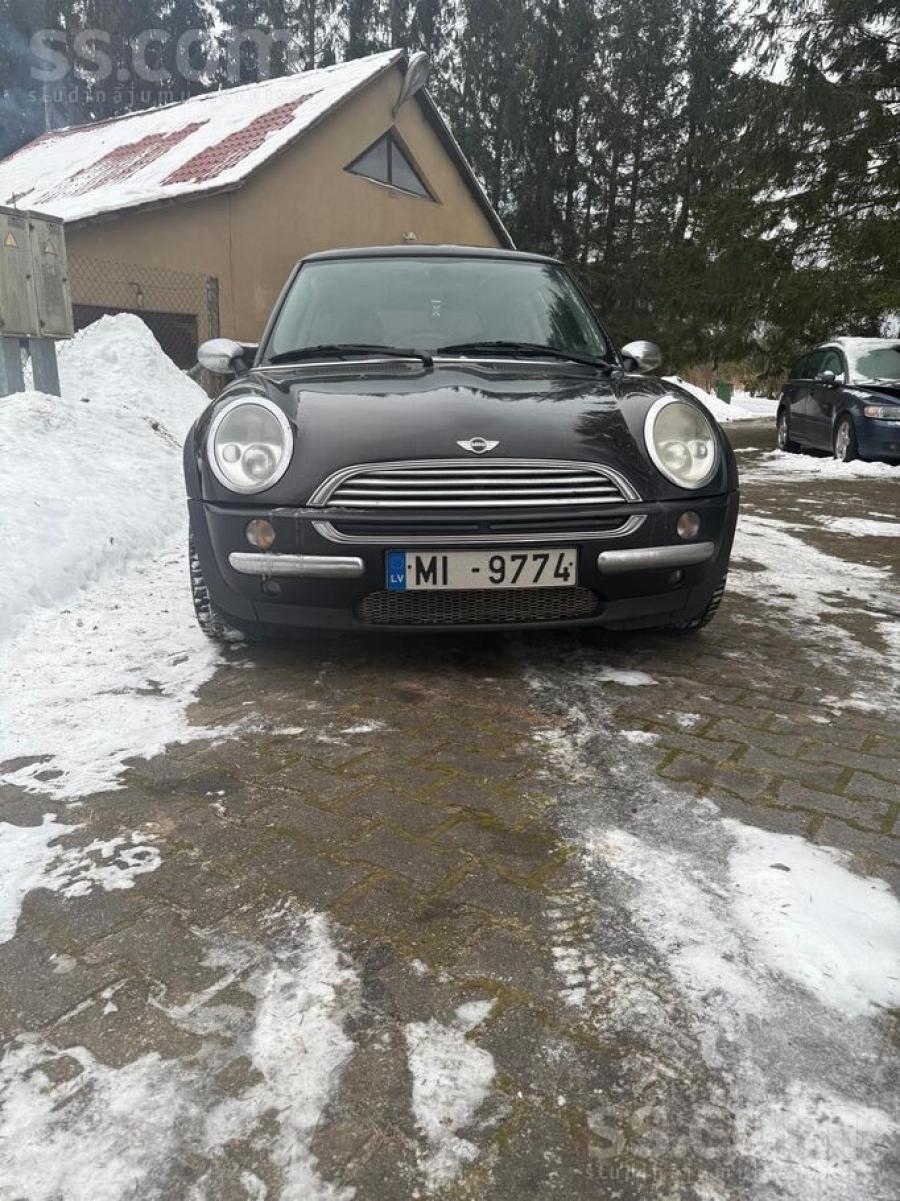 Melns MINI Cooper 2003 Rīga, ar dzinēja tilpumu 1.60 L un nobraukumu 0 tūkst. km par 2200 €, foto 1 vietnē AUTOMOTO.COM.LV