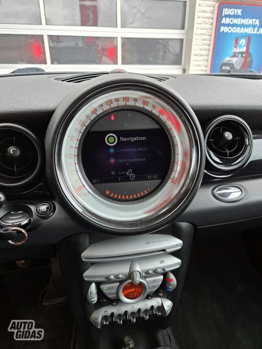 Black MINI Cooper 2008 in Marijampole, with an engine capacity of 1.50 L and mileage of 192 thousand km for 3150 €, photo 16 on AUTOMOTO.COM.LV