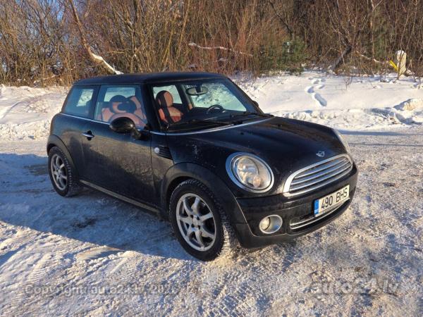 Black MINI Cooper 2009 in Tallinn, with an engine capacity of 1.60 L and mileage of 99 thousand km for 3499 €, photo 2 on AUTOMOTO.COM.LV