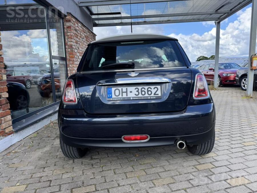 Black MINI Cooper 2009 in Talsi, with an engine capacity of 1.60 L and mileage of 157 thousand km for 3500 €, photo 9 on AUTOMOTO.COM.LV