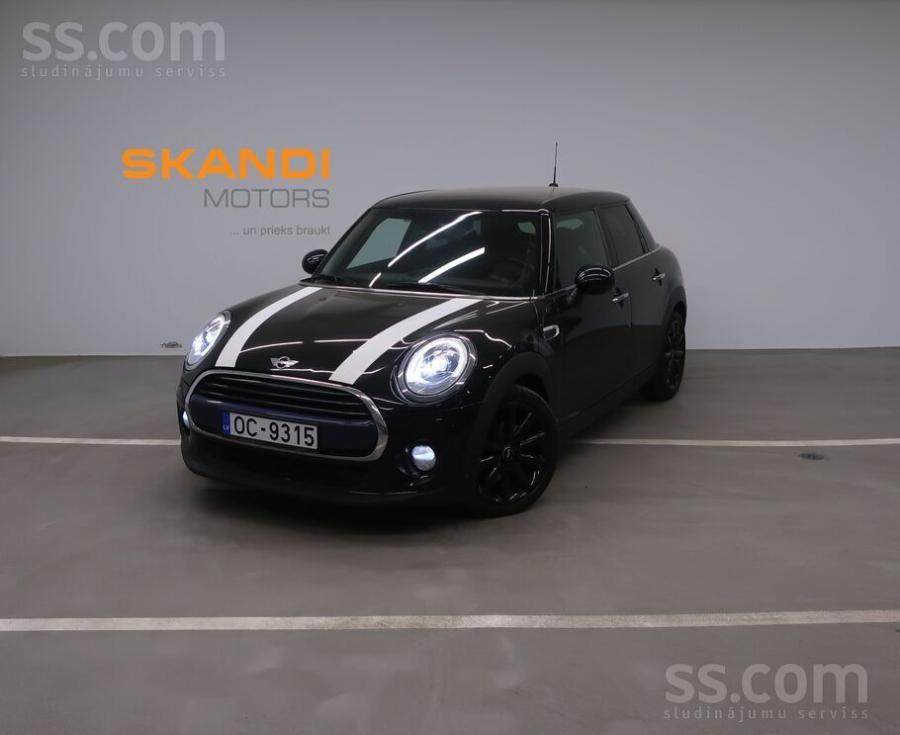 Black MINI Cooper 2018 in Riga, with an engine capacity of 1.50 L and mileage of 104 thousand km for 2000 €, photo 1 on AUTOMOTO.COM.LV