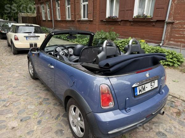 Blue MINI Cooper 2007 in Riga, with an engine capacity of 1.60 L and mileage of 264 thousand km for 2700 €, photo 6 on AUTOMOTO.COM.LV