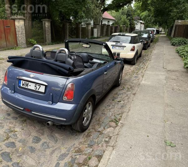 Blue MINI Cooper 2007 in Riga, with an engine capacity of 1.60 L and mileage of 264 thousand km for 2700 €, photo 7 on AUTOMOTO.COM.LV