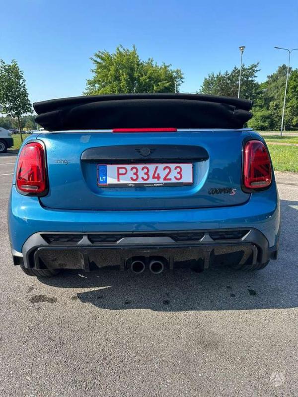 Blue MINI Cooper 2021 in Klaipeda, with an engine capacity of 2.00 L and mileage of 48 thousand km for 21900 €, photo 6 on AUTOMOTO.COM.LV