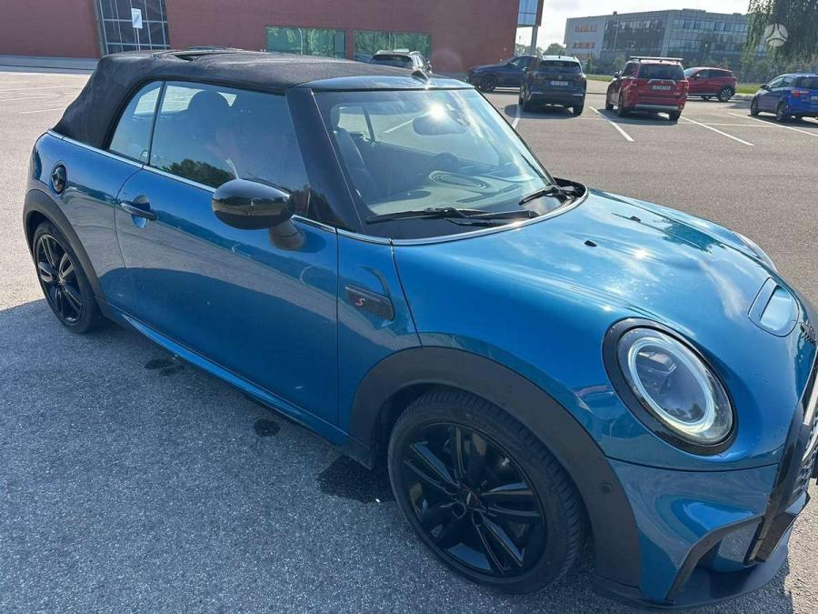 Blue MINI Cooper 2021 in Klaipeda, with an engine capacity of 2.00 L and mileage of 48 thousand km for 21900 €, photo 8 on AUTOMOTO.COM.LV