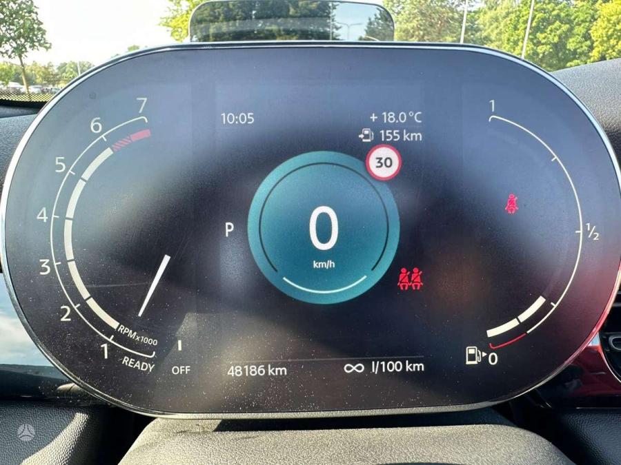 Blue MINI Cooper 2021 in Klaipeda, with an engine capacity of 2.00 L and mileage of 48 thousand km for 21900 €, photo 12 on AUTOMOTO.COM.LV