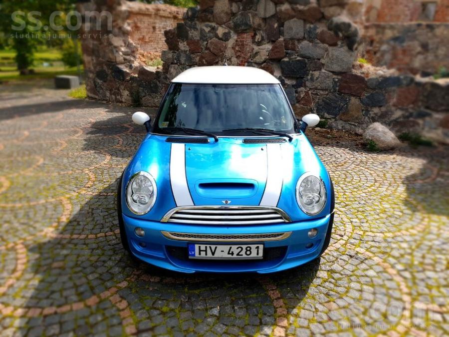 Blue MINI Cooper 2005 in Gulbene, with an engine capacity of 1.60 L and mileage of 168 thousand km for 3000 €, photo 6 on AUTOMOTO.COM.LV