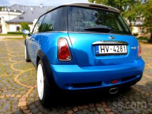 Blue MINI Cooper 2005 in Gulbene, with an engine capacity of 1.60 L and mileage of 168 thousand km for 3000 €, photo 9 on AUTOMOTO.COM.LV