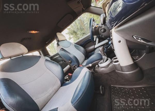 Blue MINI Cooper 2006 in Preili, with an engine capacity of 1.60 L and mileage of 160 thousand km for 3000 €, photo 8 on AUTOMOTO.COM.LV