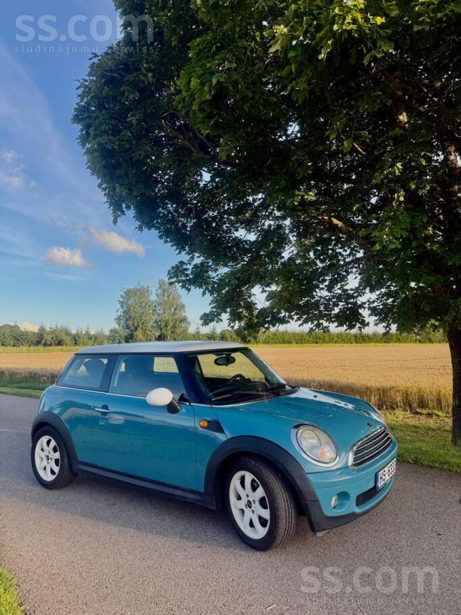 Blue MINI Cooper 2009 in Riga, with an engine capacity of 1.60 L and mileage of 172 thousand km for 3100 €, photo 3 on AUTOMOTO.COM.LV