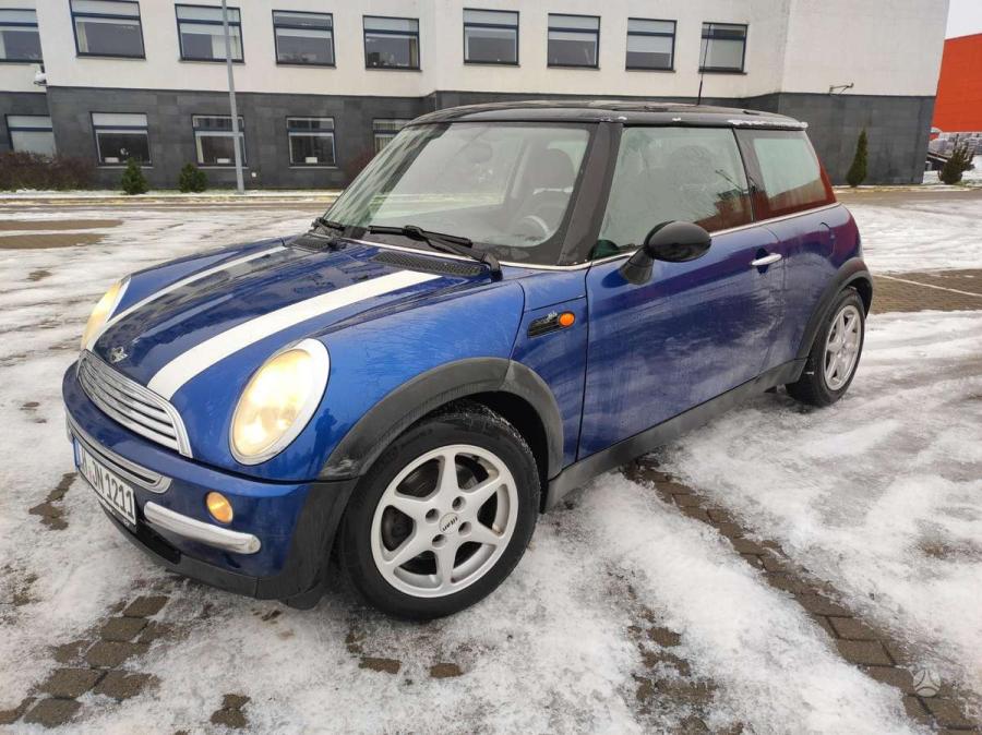 Zils MINI Cooper 2003 Viļņa, ar dzinēja tilpumu 1.60 L un nobraukumu 206 tūkst. km par 1850 €, foto 1 vietnē AUTOMOTO.COM.LV