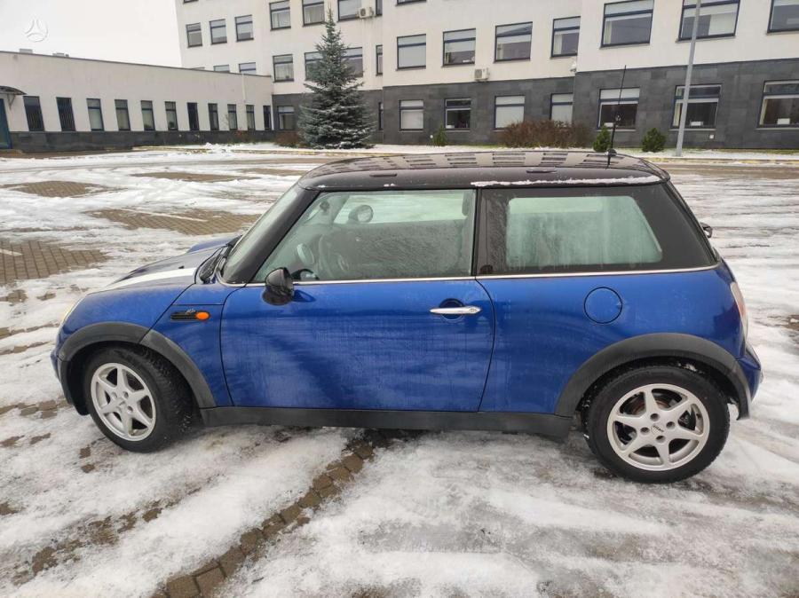 Zils MINI Cooper 2003 Viļņa, ar dzinēja tilpumu 1.60 L un nobraukumu 206 tūkst. km par 1850 €, foto 8 vietnē AUTOMOTO.COM.LV