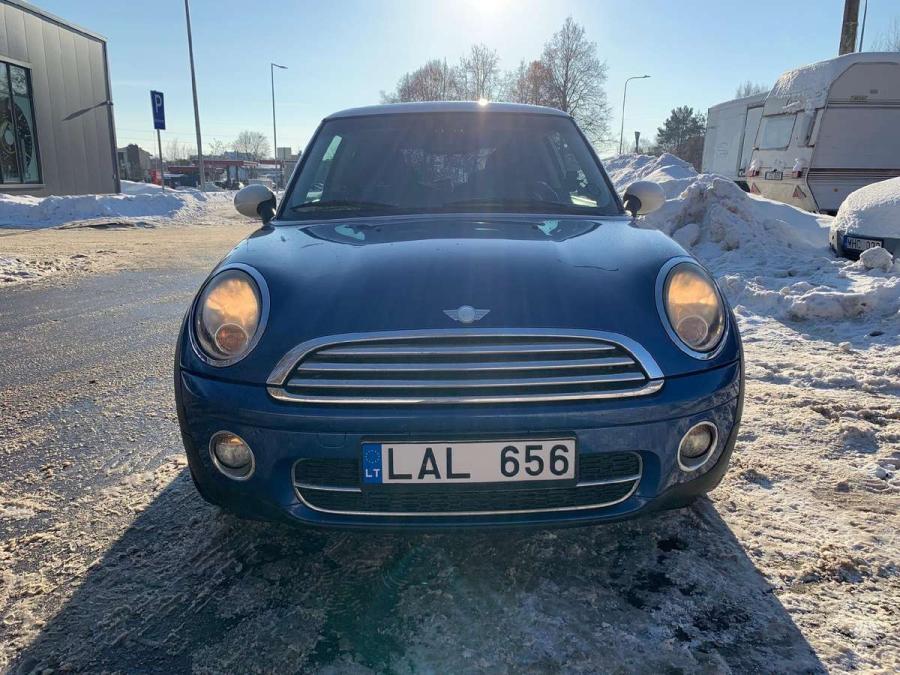 Blue MINI Cooper 2007 in Vilnius, with an engine capacity of 1.60 L and mileage of 230 thousand km for 3700 €, photo 1 on AUTOMOTO.COM.LV