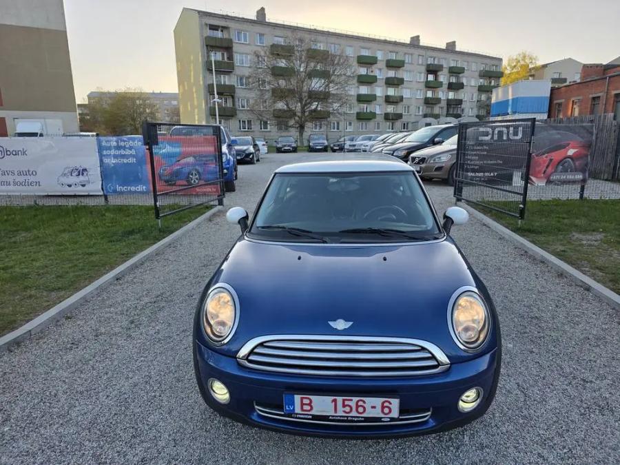 Blue MINI Cooper 2007 in Ventspils, with an engine capacity of 1.60 L and mileage of 137 thousand km for 3100 €, photo 4 on AUTOMOTO.COM.LV