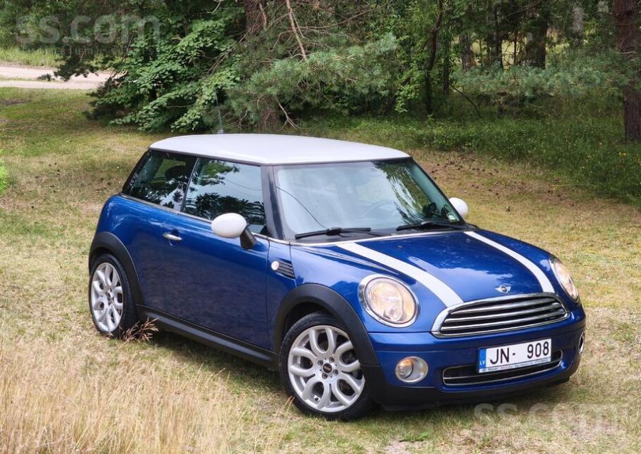 Zils MINI Cooper 2007 Rīga, ar dzinēja tilpumu 1.60 L un nobraukumu 283 tūkst. km par 3600 €, foto 8 vietnē AUTOMOTO.COM.LV