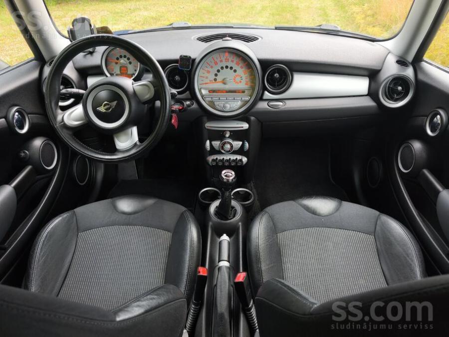 Zils MINI Cooper 2007 Rīga, ar dzinēja tilpumu 1.60 L un nobraukumu 283 tūkst. km par 3600 €, foto 16 vietnē AUTOMOTO.COM.LV