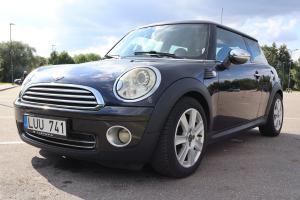 Blue MINI Cooper 2007 in Panevezys, with an engine capacity of 1.60 L and mileage of 184 thousand km for 2450 €, photo 3 on AUTOMOTO.COM.LV