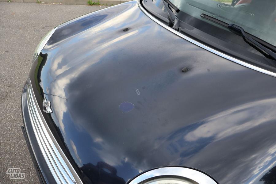 Blue MINI Cooper 2007 in Panevezys, with an engine capacity of 1.60 L and mileage of 184 thousand km for 2450 €, photo 29 on AUTOMOTO.COM.LV