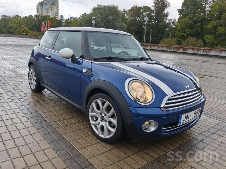 Zils MINI Cooper 2007 Rīga, ar dzinēja tilpumu 1.60 L un nobraukumu 284 tūkst. km par 3000 €, foto 1 vietnē AUTOMOTO.COM.LV