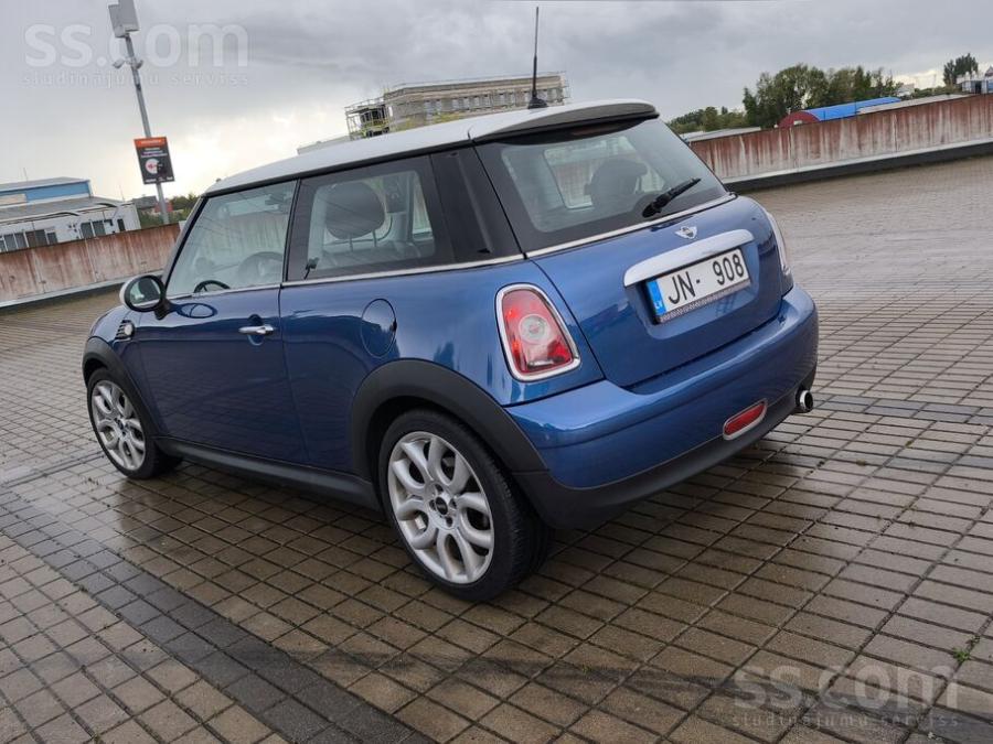 Zils MINI Cooper 2007 Rīga, ar dzinēja tilpumu 1.60 L un nobraukumu 284 tūkst. km par 3000 €, foto 4 vietnē AUTOMOTO.COM.LV