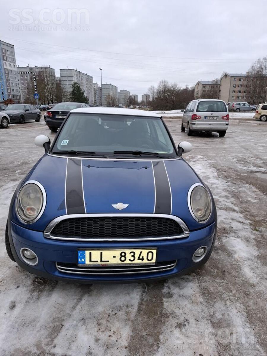 Zils MINI Cooper 2008 Rīga, ar dzinēja tilpumu 1.60 L un nobraukumu 250 tūkst. km par 1500 €, foto 1 vietnē AUTOMOTO.COM.LV