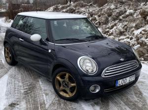 Zils MINI Cooper 2008 Viļņa, ar dzinēja tilpumu 1.60 L un nobraukumu 216 tūkst. km par 1399 €, foto  vietnē AUTOMOTO.COM.LV
