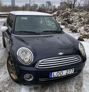 Blue MINI Cooper 2008 in Vilnius, with an engine capacity of 1.60 L and mileage of 216 thousand km for 1399 €, photo 2 on AUTOMOTO.COM.LV