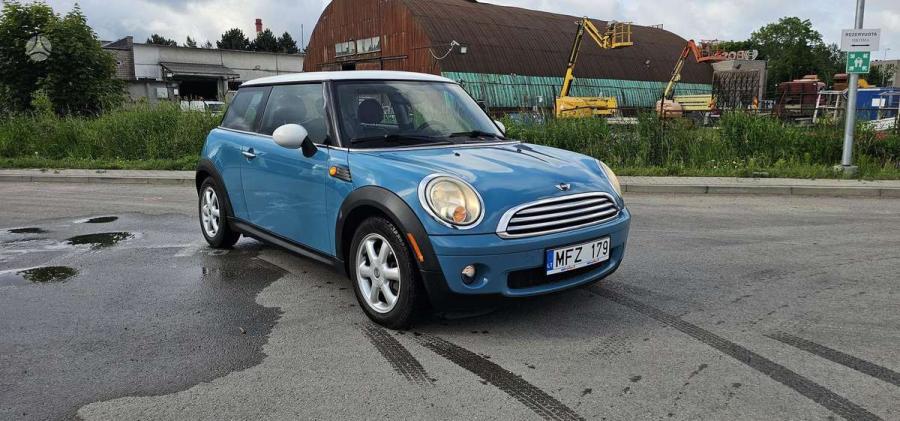 Zils MINI Cooper 2008 Klaipėda, ar dzinēja tilpumu 1.60 L un nobraukumu 121 tūkst. km par 3500 €, foto 1 vietnē AUTOMOTO.COM.LV