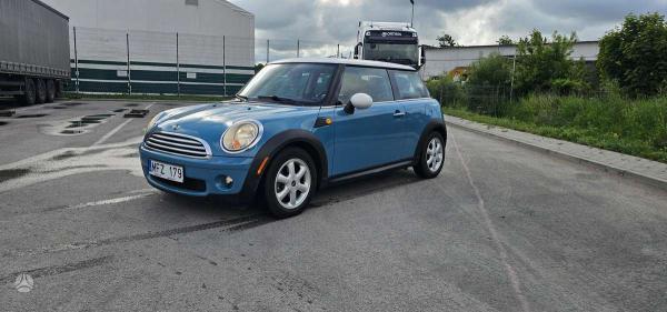 Blue MINI Cooper 2008 in Klaipeda, with an engine capacity of 1.60 L and mileage of 121 thousand km for 3500 €, photo 3 on AUTOMOTO.COM.LV