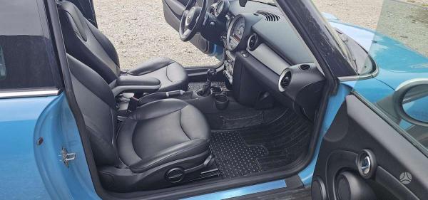 Blue MINI Cooper 2008 in Klaipeda, with an engine capacity of 1.60 L and mileage of 121 thousand km for 3500 €, photo 10 on AUTOMOTO.COM.LV