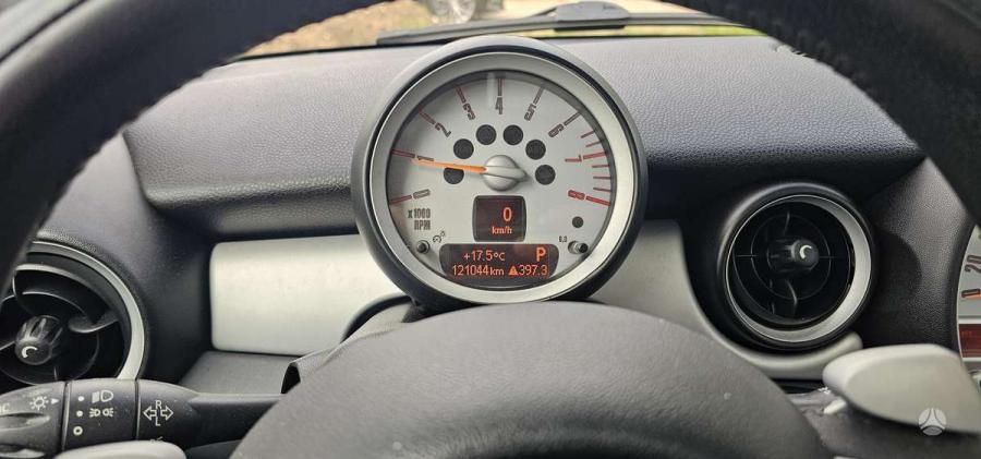 Zils MINI Cooper 2008 Klaipėda, ar dzinēja tilpumu 1.60 L un nobraukumu 121 tūkst. km par 3500 €, foto 12 vietnē AUTOMOTO.COM.LV