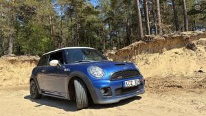 Blue MINI Cooper 2008 in Klaipeda, with an engine capacity of 1.60 L and mileage of 174 thousand km for 4300 €, photo  on AUTOMOTO.COM.LV