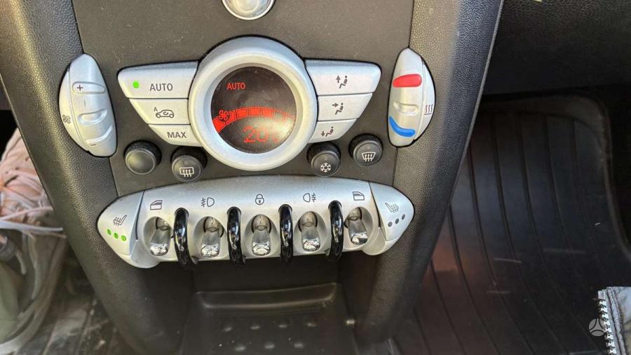 Blue MINI Cooper 2008 in Klaipeda, with an engine capacity of 1.60 L and mileage of 174 thousand km for 4300 €, photo 12 on AUTOMOTO.COM.LV