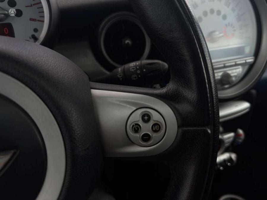 Blue MINI Cooper 2008 in Klaipeda, with an engine capacity of 1.60 L and mileage of 174 thousand km for 4499 €, photo 20 on AUTOMOTO.COM.LV