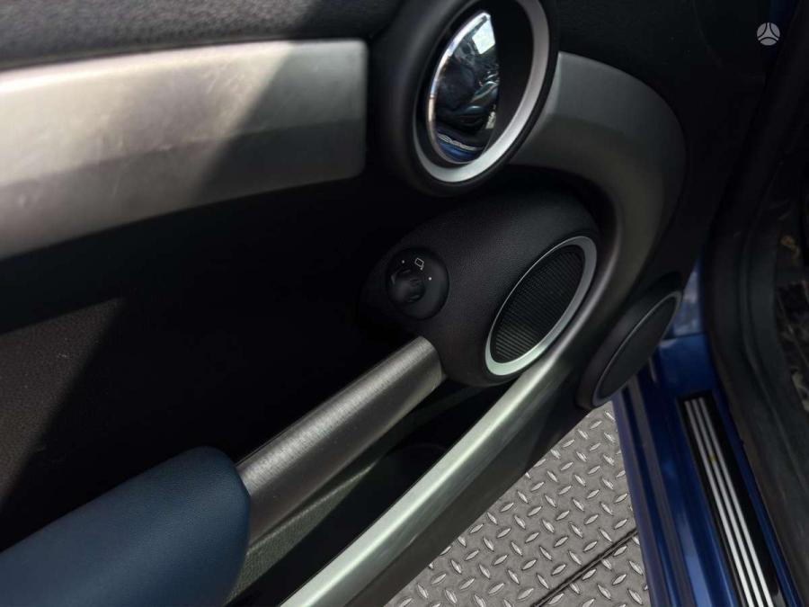 Blue MINI Cooper 2008 in Klaipeda, with an engine capacity of 1.60 L and mileage of 174 thousand km for 4499 €, photo 15 on AUTOMOTO.COM.LV