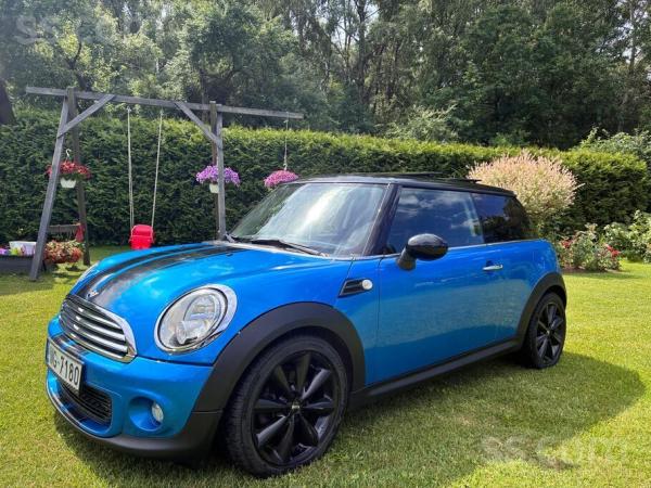 Blue MINI Cooper 2011 in Riga, with an engine capacity of 1.60 L and mileage of 217 thousand km for 4250 €, photo 3 on AUTOMOTO.COM.LV