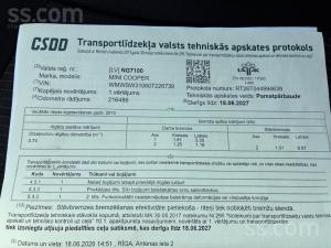 Zils MINI Cooper 2011 Rīga, ar dzinēja tilpumu 1.60 L un nobraukumu 217 tūkst. km par 4250 €, foto 21 vietnē AUTOMOTO.COM.LV